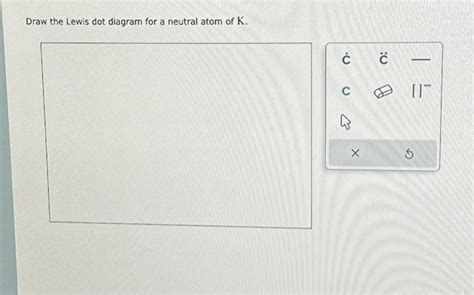 Solved Draw The Lewis Dot Diagram For A Neutral Atom Of Chegg