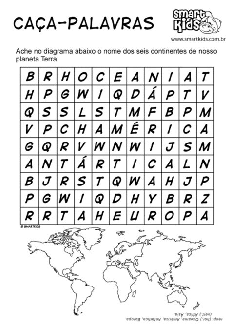 Ca A Palavras De Geografia Para Imprimir