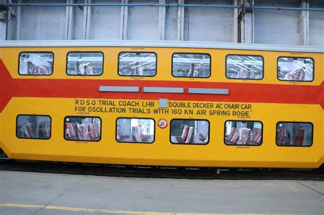 Indian Railways Rolls Out Double Decker Coach Which Can Run At 160 Kmph