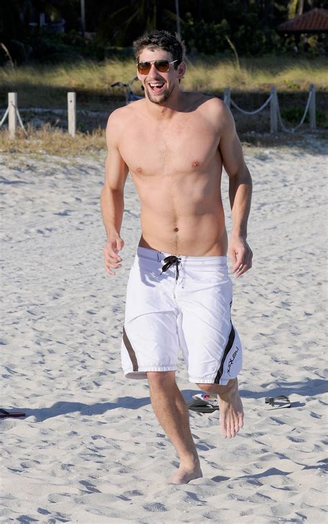 Shirtless Photos Of Michael Phelps On The Beach POPSUGAR Celebrity