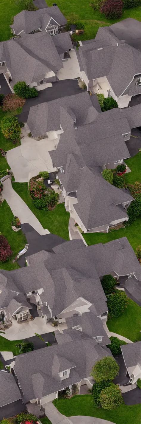 A Suburban House Shot From Above Surrounded By A Stable Diffusion