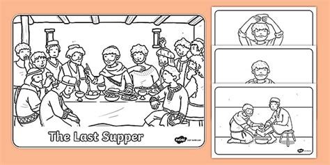 Printable Last Supper Activities