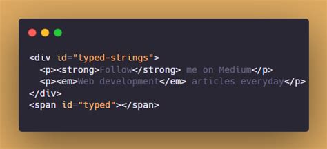 meet typed js a javascript typing animation library javascript in plain english