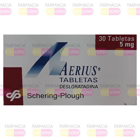 AERIUS 5 MG 30 TB Farmacia Emy