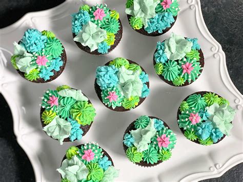 Buttercream Cacti Succulents Indecision Cake