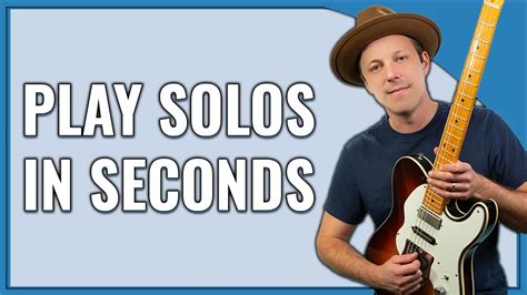 Play PERFECT Blues Solos Within SECONDS From Now Using This One