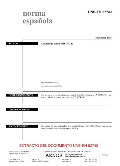 Análisis de causa raíz RCA Root cause analysis RCA Analyse de