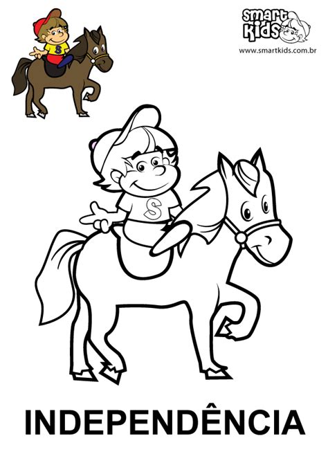 Desenhos para imprimir colorir e pintar Independência do Brasil 7 de