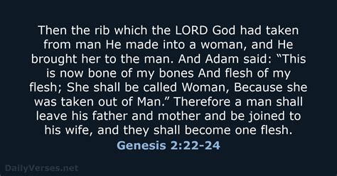 Genesis 2 22 24 Bible Verse NKJV DailyVerses Net