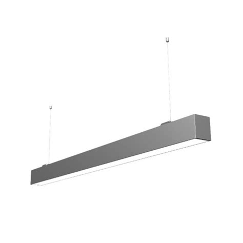 Luminaria Lineal Led Colgante W K Neutra Gris Electricidad E