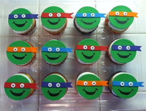 Fondant Teenage Mutant Ninja Turtles Cupcake Toppers Ninja Turtle