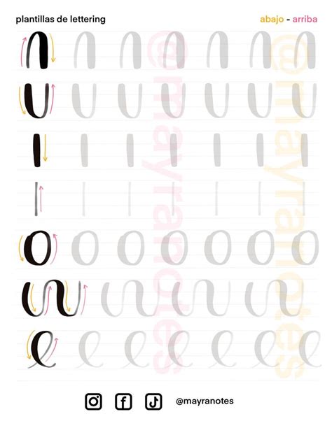 Plantilla lettering de Mayra Notes Caligrafía Mayranotes uDocz