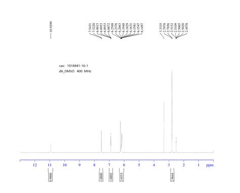 N Methyl H Pyrrolo B Pyridin Amine H Nmr Spectrum