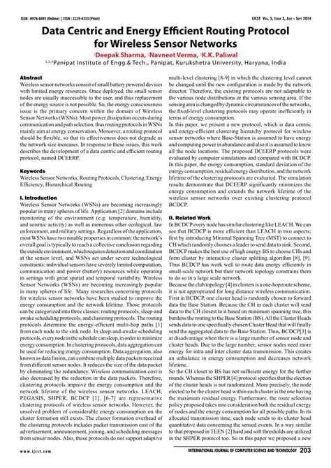 pdf data centric and energy efficient routing protocol for wireless sensor networks