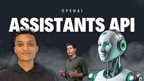 How To Use OpenAI Assistant API OpenAI Assistants API Tutorial YouTube