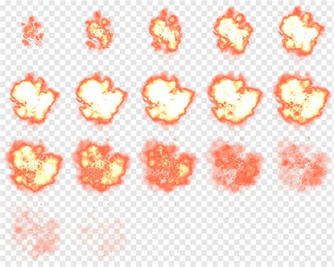 B Explosion Sprite Sheet D Png Image With Transparent Off