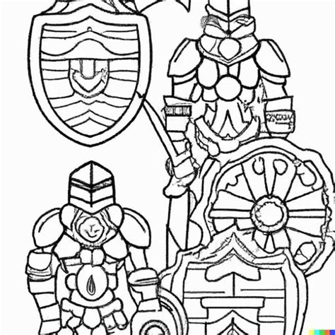 Desenhos De Idade M Dia Para Imprimir E Colorir Pintar Aproveite A