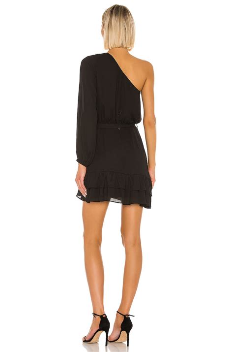 Krisa One Shoulder Ruffle Dress In Black Ad Affiliate Shoulder