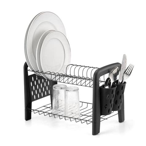 Escorredor de Louças Duplo Desmontável Black Arthi Shopee Brasil