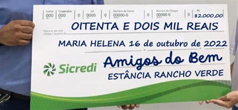 Umuarama Legião Feminina da Uopeccan recebe 300 kg de alimentos e R
