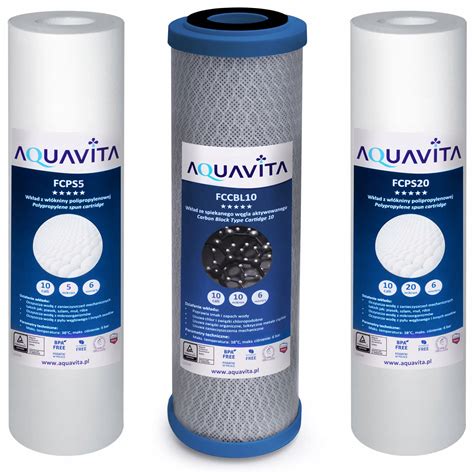 ZESTAW WKŁADÓW AQUAVITA BPAFREE OSMOZA FILTR RO Sklep Opinie Cena w