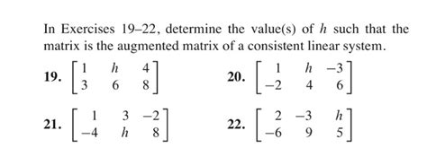 solved in exercises 7 10 the augmented matrix of a linear