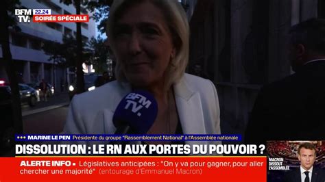 Dissolution de l Assemblée nationale Nous étions d ailleurs les seuls