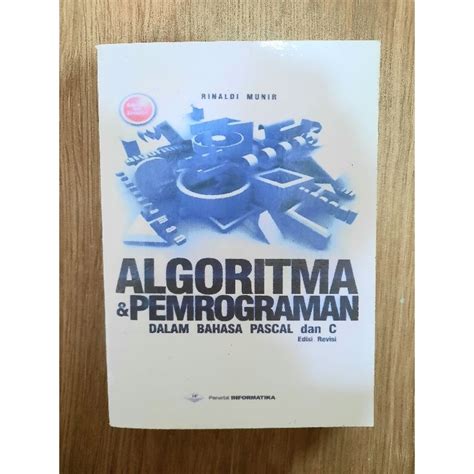 Jual Copy Buku Kuliah Algoritma Pemrograman Dalam Bahasa Pascal Dan C