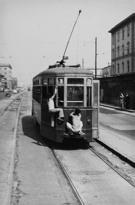 Nicola Sansone Napoli La Tramvia Che Corre Lungo Il Porto Anni 1960