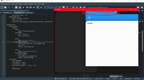 Kivy Pos Hint Property Not Working Properly In KivyMD MDBackdrop