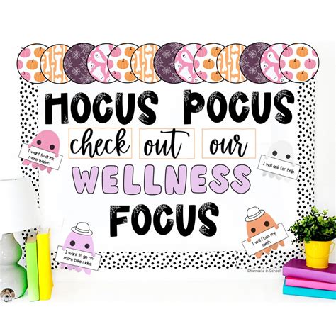 Halloween Hocus Pocus Bulletin Board Class Decor For Mental Etsy Canada
