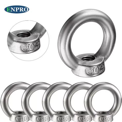 Rigging Hardware Eyenut 304 316 Stainless Steel M3 M4 M5 M6 DIN582 Ring