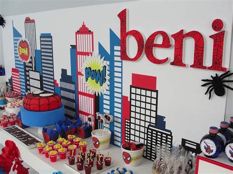 27 ideias para decoração de Festa Infantil Homem Aranha