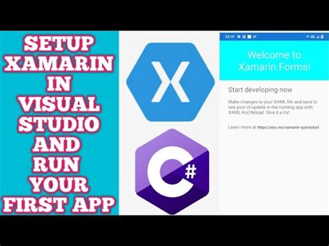 Installing Xamarin In Visual Studio And Running Your First App