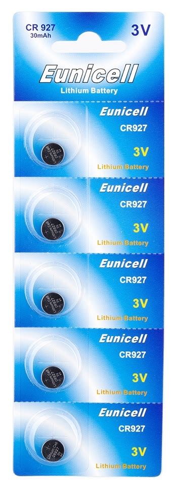 5 X Eunicell CR927 3V Lithium Batteries Discountbattery