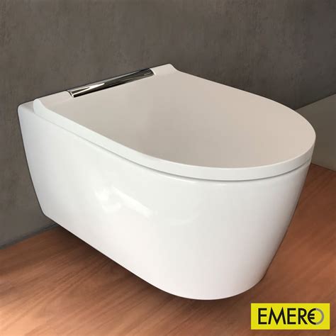 Geberit ONE Wand Tiefspül WC mit WC Sitz weiß mit KeraTect 500201011