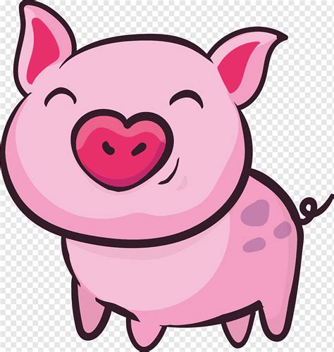 Ilustraci N De Cerdo Rosa Cerdo Dom Stico Cerdito Rosa Ni O