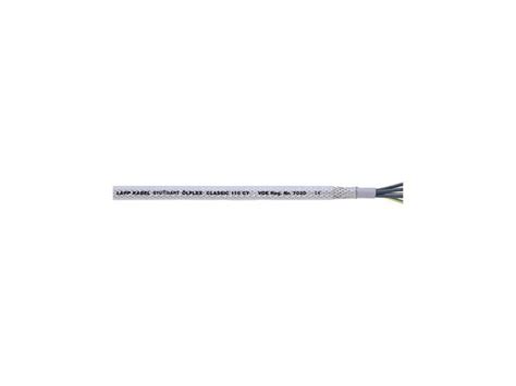 Screened PVC control cable with transparent outer sheath ÖLFLEX
