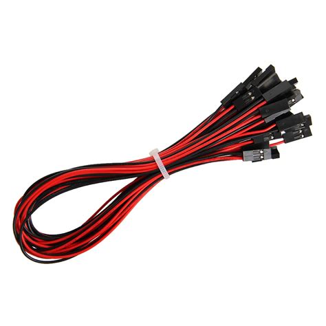 10pcs 70cm Dupont Line 2pin Female To Female Jumper Wire Dupont Cable