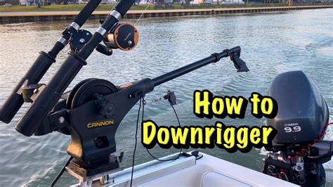 How To Use A Downrigger Trolling For Beginners YouTube