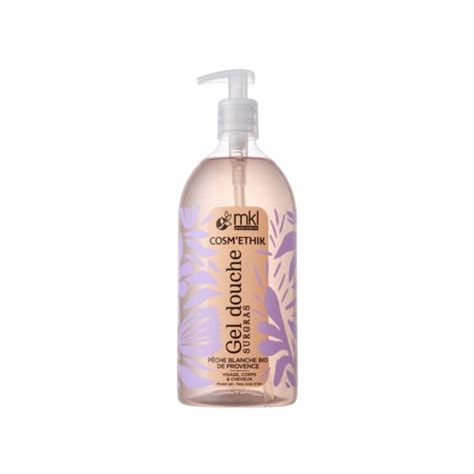 MKL GREEN NATURE Cosm Ethik gel douche surgras pêche blanche bio de