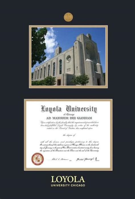 Custom Diploma Frames Certificate Frames Framing Success Loyola U