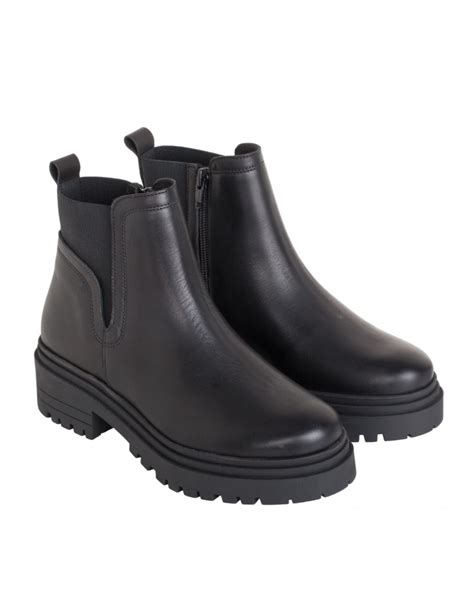 Comprar botines track con tacón negros para mujer PERA LIMONERA