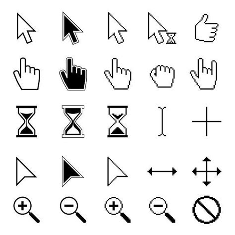 all mouse cursors