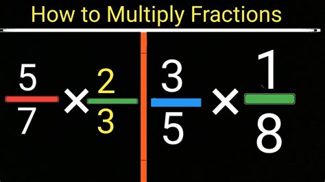 How To Multiply Fractions How Do You Multiply Fraction Multiplying