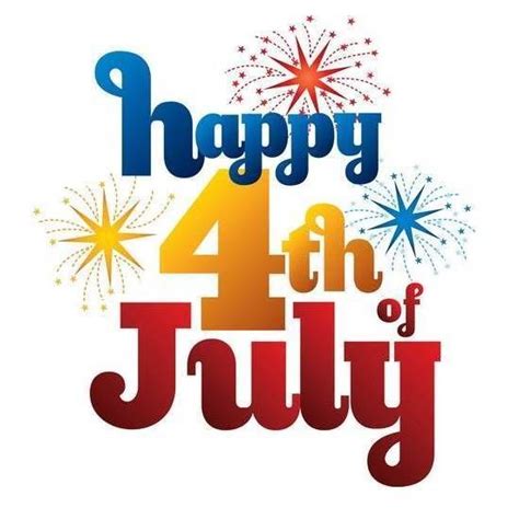 4th Of July Holiday 2018 Clip Art Library