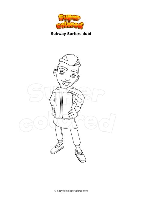 Dibujo Para Colorear Subway Surfers Dubi Supercolored The Best Porn