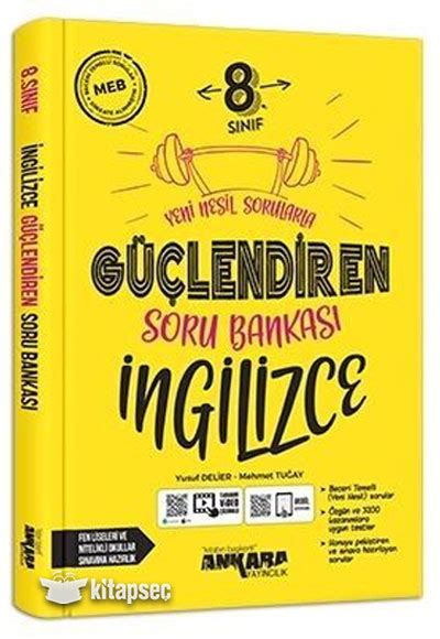 8 Sınıf İngilizce Güçlendiren Soru Bankası Ankara Yayıncılık