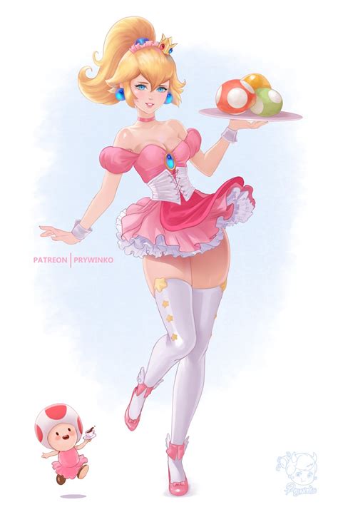 Princess Peach And Toadette Mario Drawn By Prywinko Danbooru