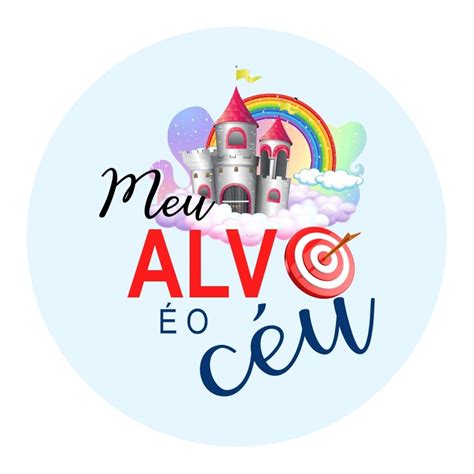 Painel Festa Redondo C Elástico 1 50m Meu Alvo é o Céu Fadrix